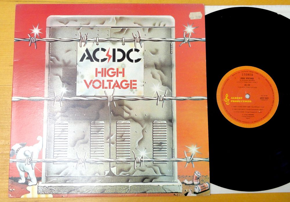 LP AC/DC high voltage 1975 ALBERT AUSTRALIA APLP-009 mint | Kaufen auf Ricardo