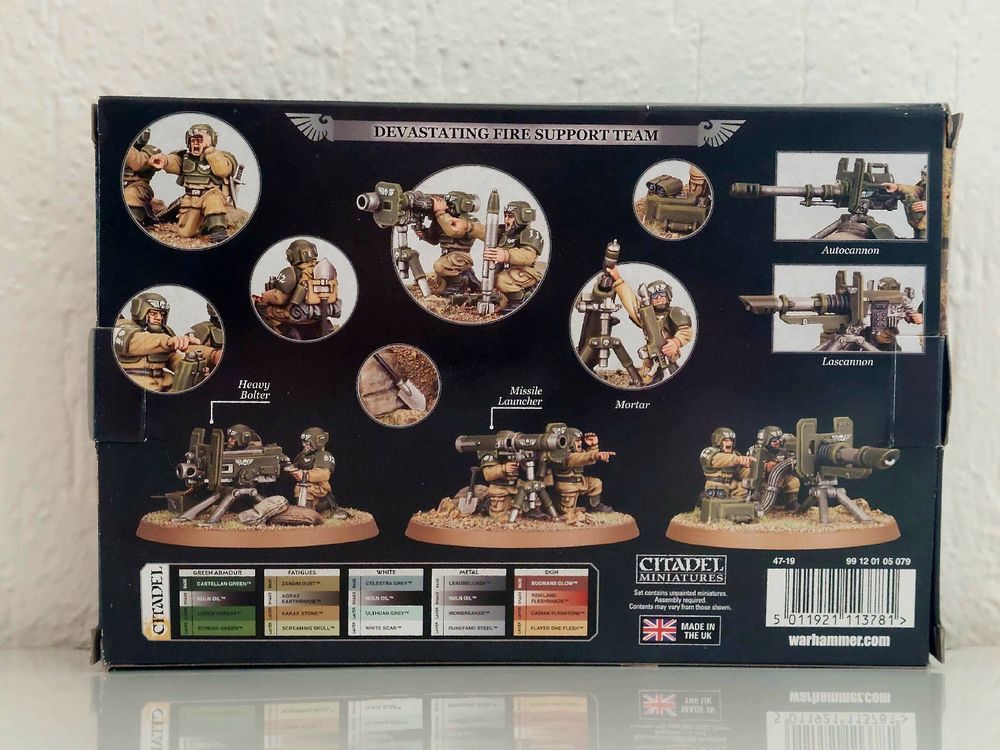 Warhammer 40K Cadian Heavy Weapons Squad | Kaufen auf Ricardo