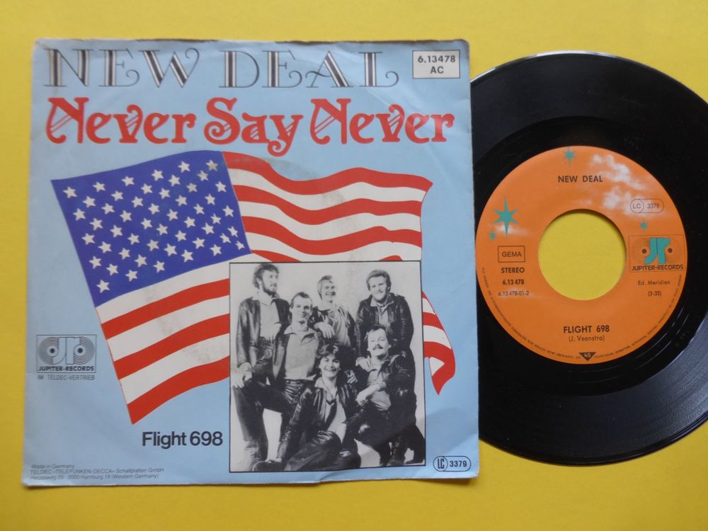 NEW DEAL 7" NEVER SAY NEVER | Kaufen auf Ricardo