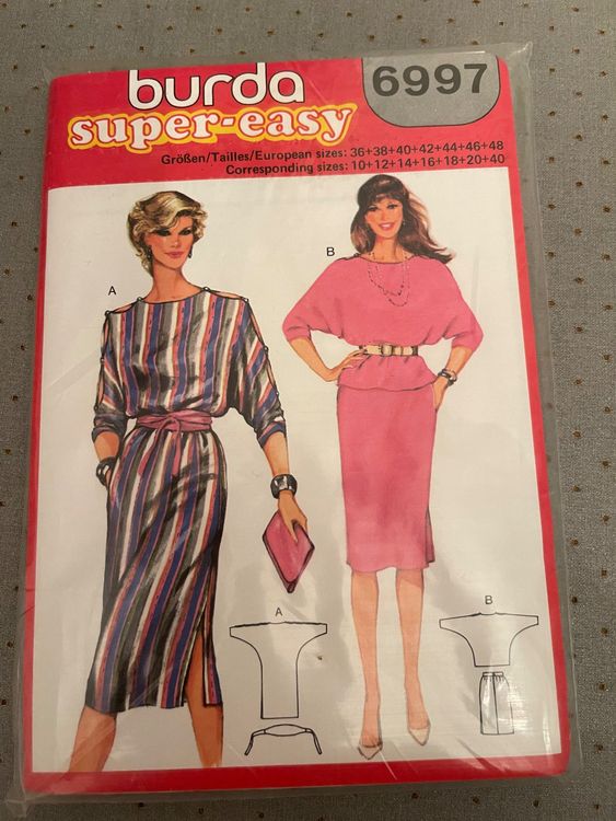 Schnittmuster Burda super-easy 6997 (Neu und originalverpackt) in ...