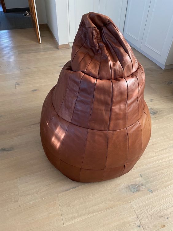 De Sede Sitzsack Original Bean Bag aus Leder 1970er (Gebraucht) in ...