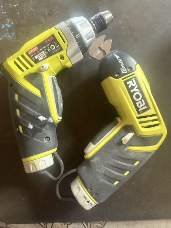 Ryobi Akku Schrauber und Stoffschneider - Praktisches Set! (Gebraucht ...
