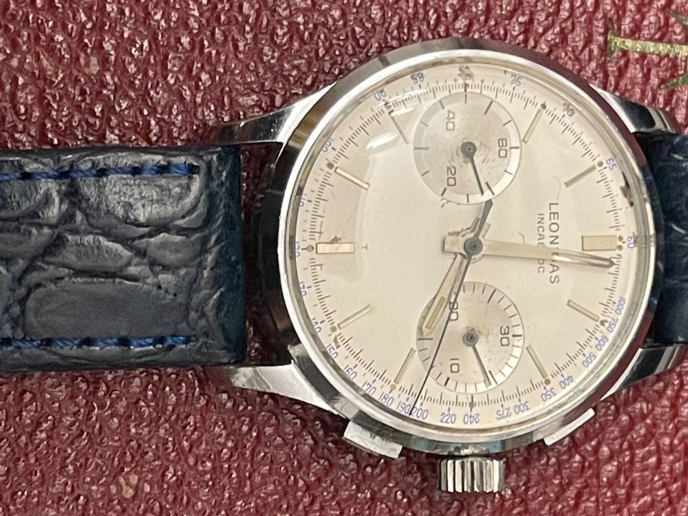 Leonidas Vintage Chronograph Landeron 248 35mm (Gebraucht) in ...