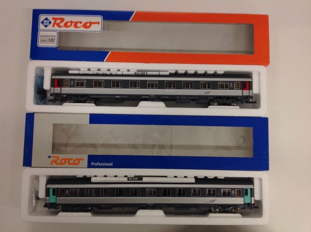 Roco 45118 & 45381 SNCF Personenwagen (Neu und originalverpackt) in ...