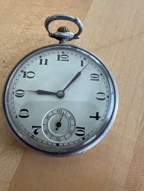 Antike Taschenuhr echt Silber 46.5 mm (Gebraucht) in Pfeffingen für CHF 37 – mit Lieferung auf ...
