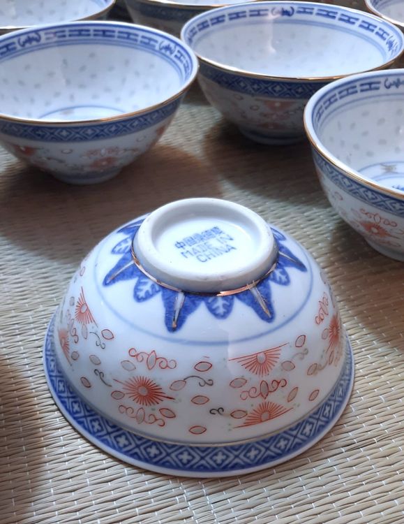 SET DE 30 BOLS EN PORCELAINE DE CHINE ANCIENS EN ÉTAT NEUF ! (Gebraucht ...