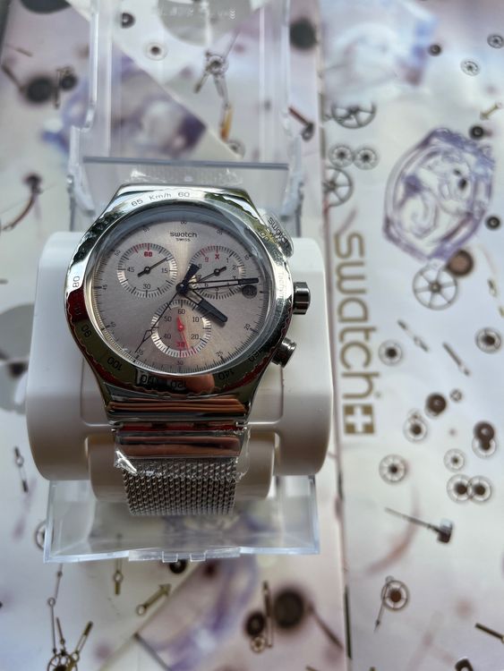 Swatch Uhr Silverish YVS405G | Kaufen auf Ricardo