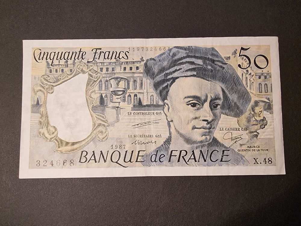 50 Francs 1987 Banque de France Note (Neu (gemäss Beschreibung)) in ...