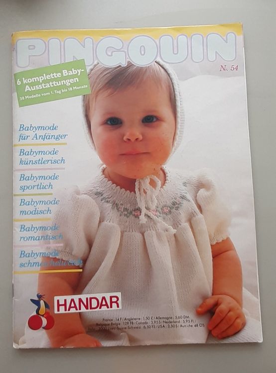Heft Strickjournal PINGOUIN stricken tricoter Handar Baby (Gebraucht ...