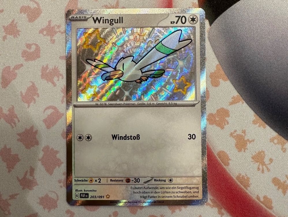 Wingull PAF 203/091 DE Pokemon Paldeas Schicksale | Kaufen auf Ricardo