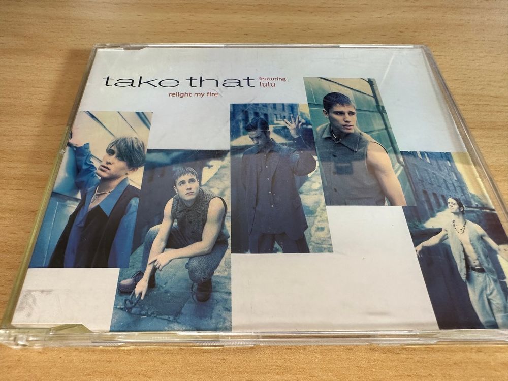 Take That Featuring Lulu – Relight My Fire - Single CD (Gebraucht) in ...