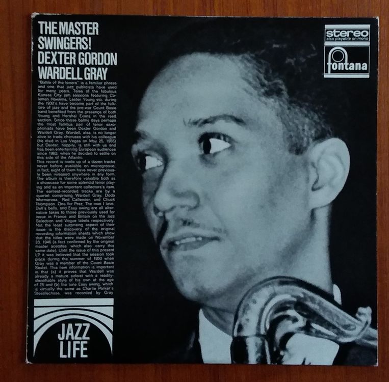 Dexter GORDON / Wardell GRAY - The Master Swingers - Fontana (Gebraucht ...
