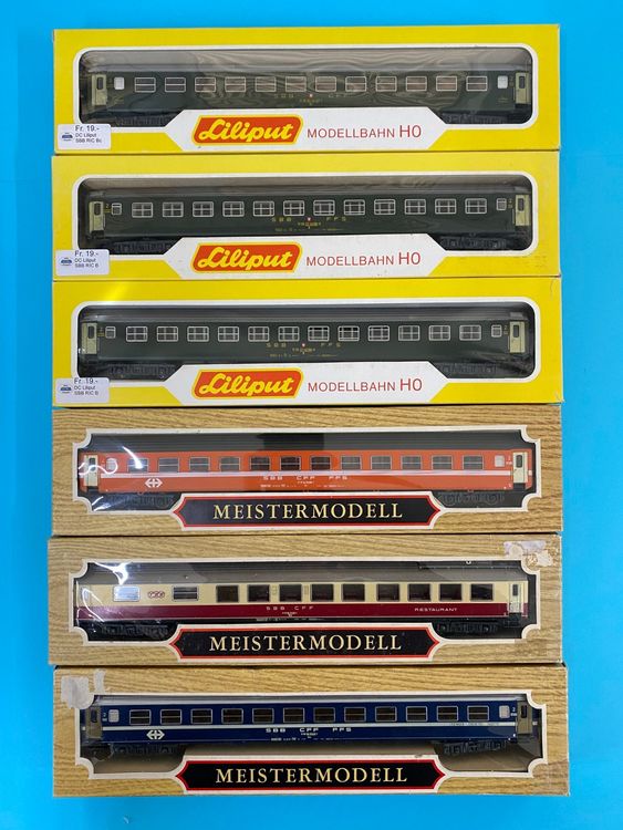 DC Liliput SBB 6-teiliger SBB RIC Schnellzug (Gebraucht) in Regensdorf für CHF 114 – mit ...