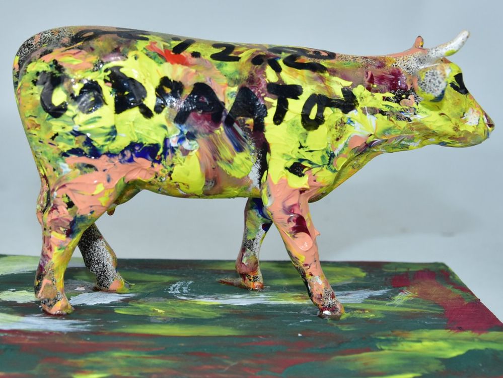 KUH VACHE ORIGINAL KUNST-WERK VON LE BOUCHER CORPAATO 1950 (Gebraucht ...