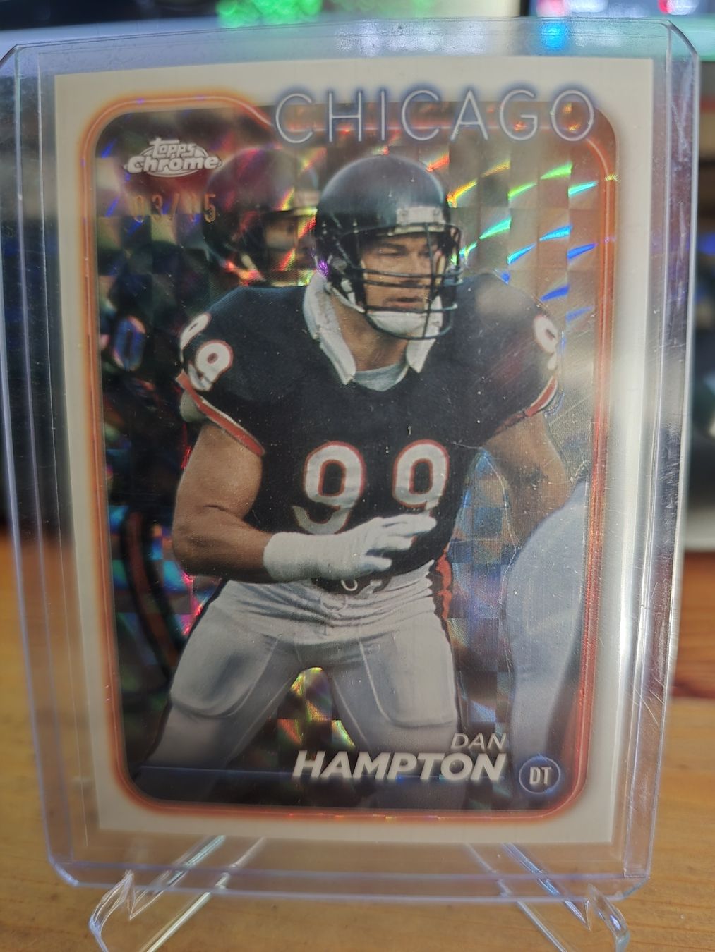 Topps Chrome Dan Hampton /15 Chicago Bears (Neu (gemäss Beschreibung ...