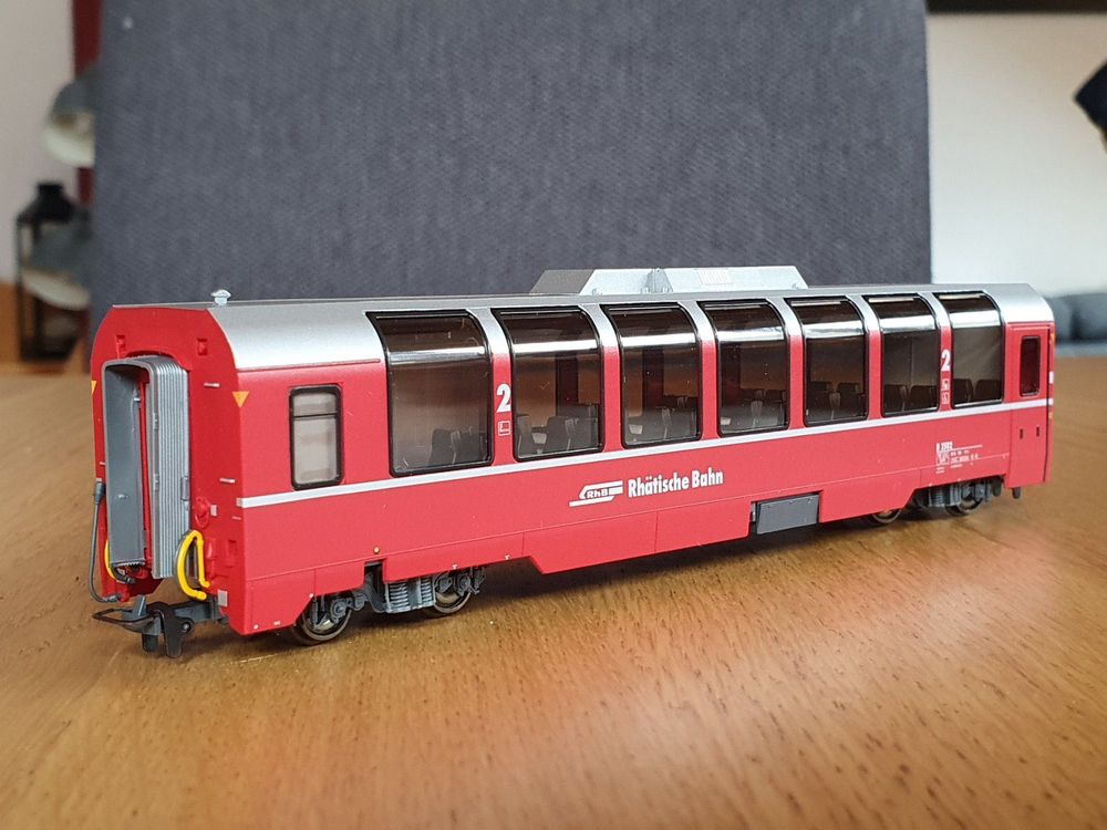 BEMO 3294 102 - RhB B 2502 Panoramawagen (Gebraucht) in Cossonay-Ville für CHF 70 – mit ...