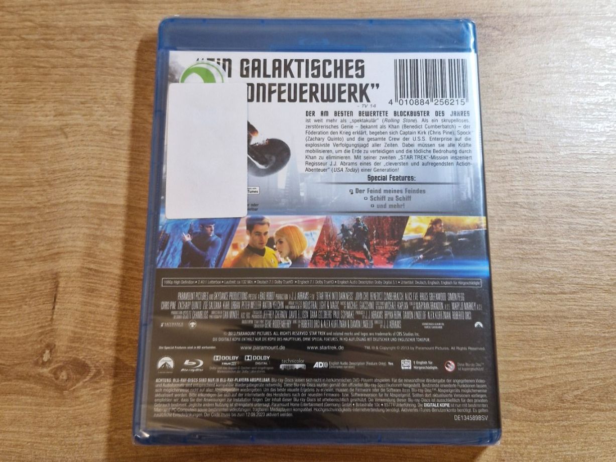 Star Trek 12 - Into Darkness (2013) NEU OVP Bluray (Neu und ...