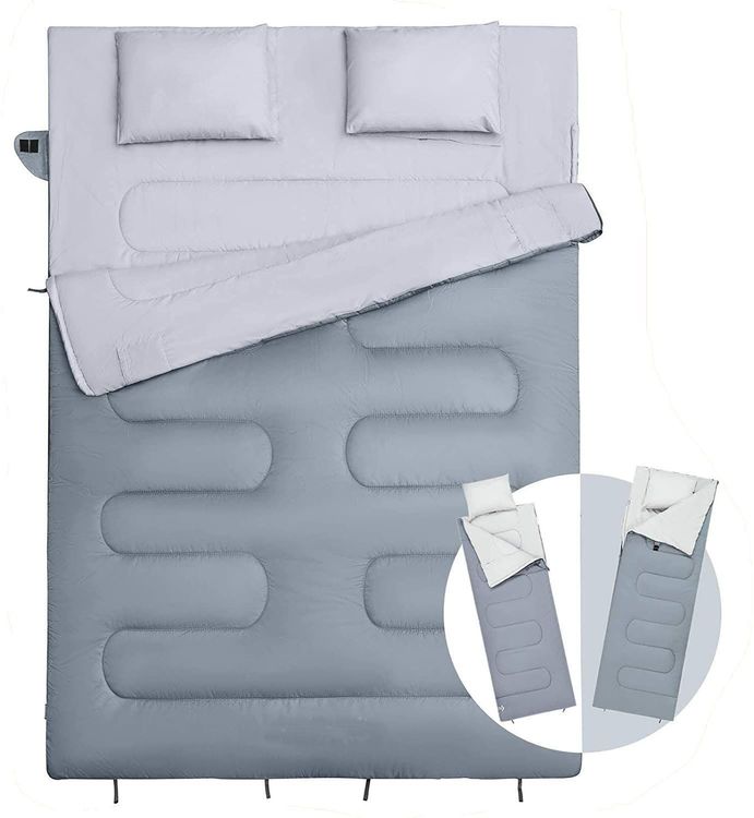 Deckenschlafsack Schlafsack Doppelschlafsack für 2 Personen (Neu und ...