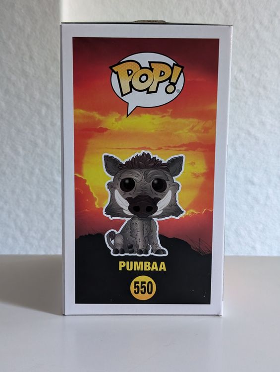 Funko Pop! - The Lion King - Pumbaa - 550 (Neu (gemäss Beschreibung ...