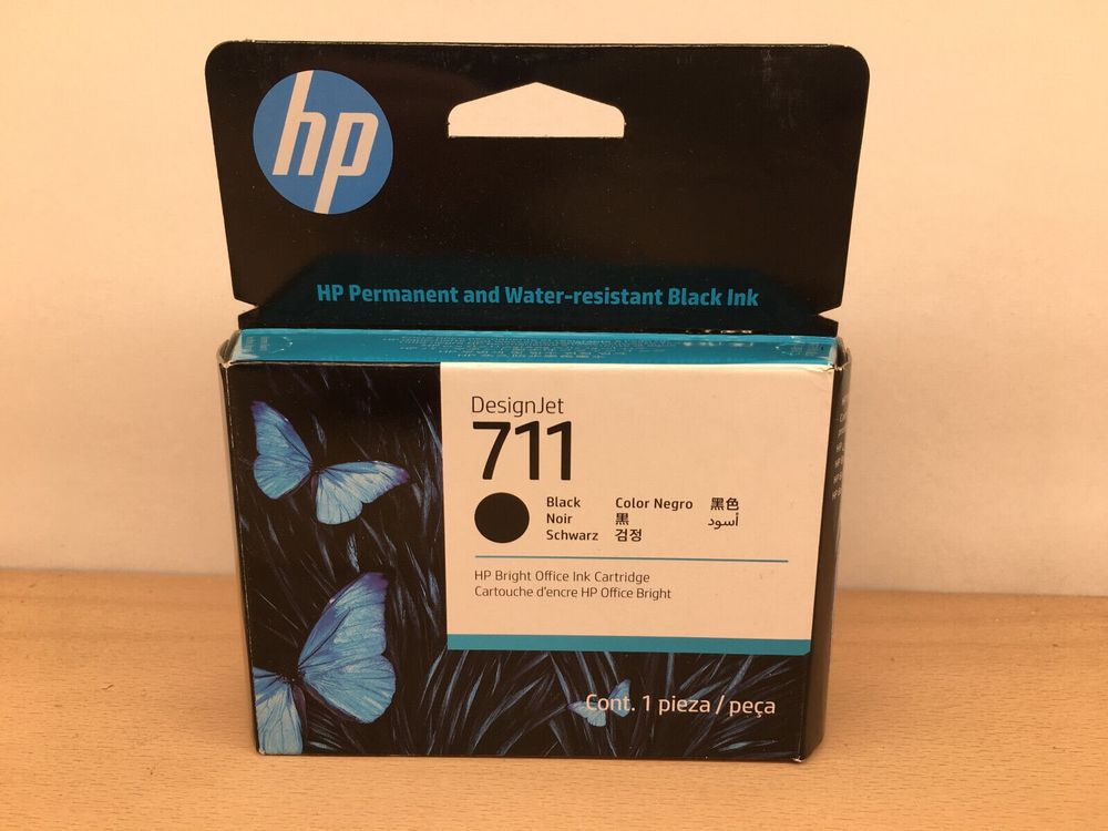 HP DesignJet T100/T120/T125/T130/T520/T530 Ink, 711 / CZ133A (Neu und ...