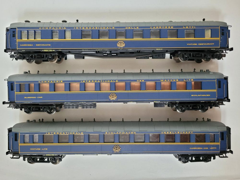 Jouef 3x voitures Orient express CIWL H0 continu sans OVP | Kaufen auf Ricardo