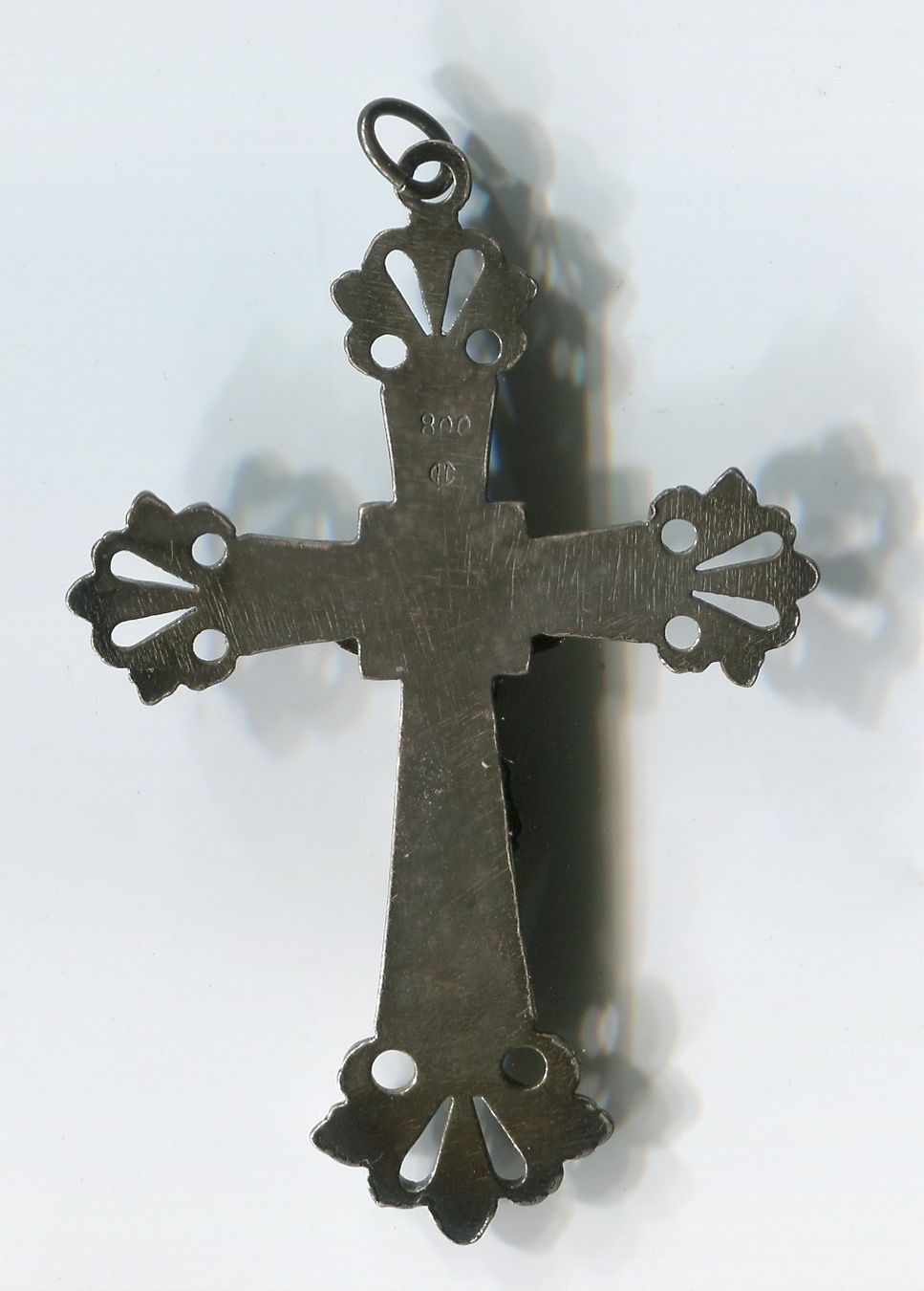 Ciondolo (croce con Cristo) per collana in argento (Usato) a coglio per ...
