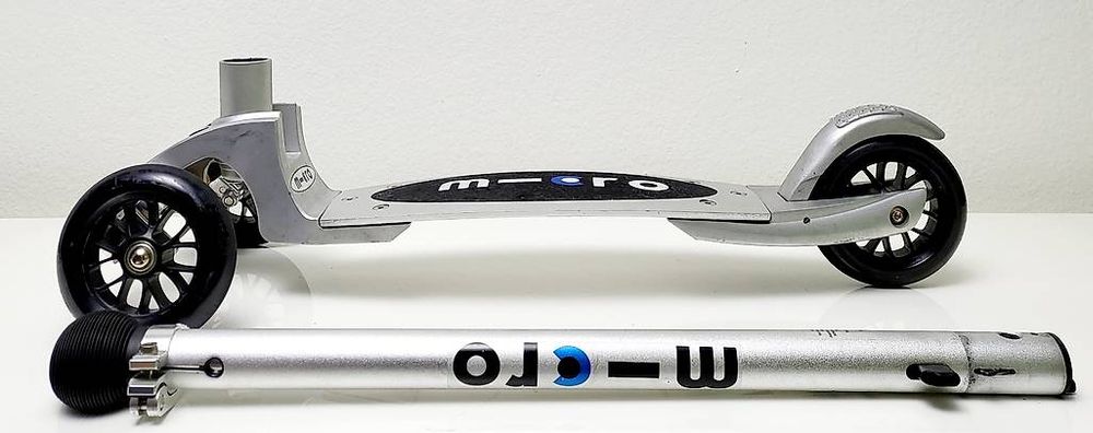 Micro Kickboard Roller Compact Trottinett Silber (Gebraucht) in Aarau für CHF 129 – mit ...