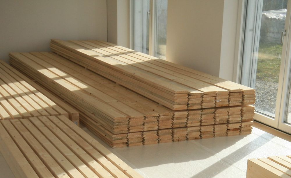 Rauspund Fichte/Kiefer mit Nut-Feder 28x165x5000mm 40 Stk. (Neu (gemäss ...