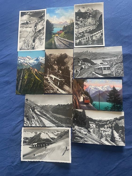 10 AK MIT SCHWEIZER BERGBAHNEN (Gebraucht) in Bernhardzell für CHF 14 – mit Lieferung auf ...