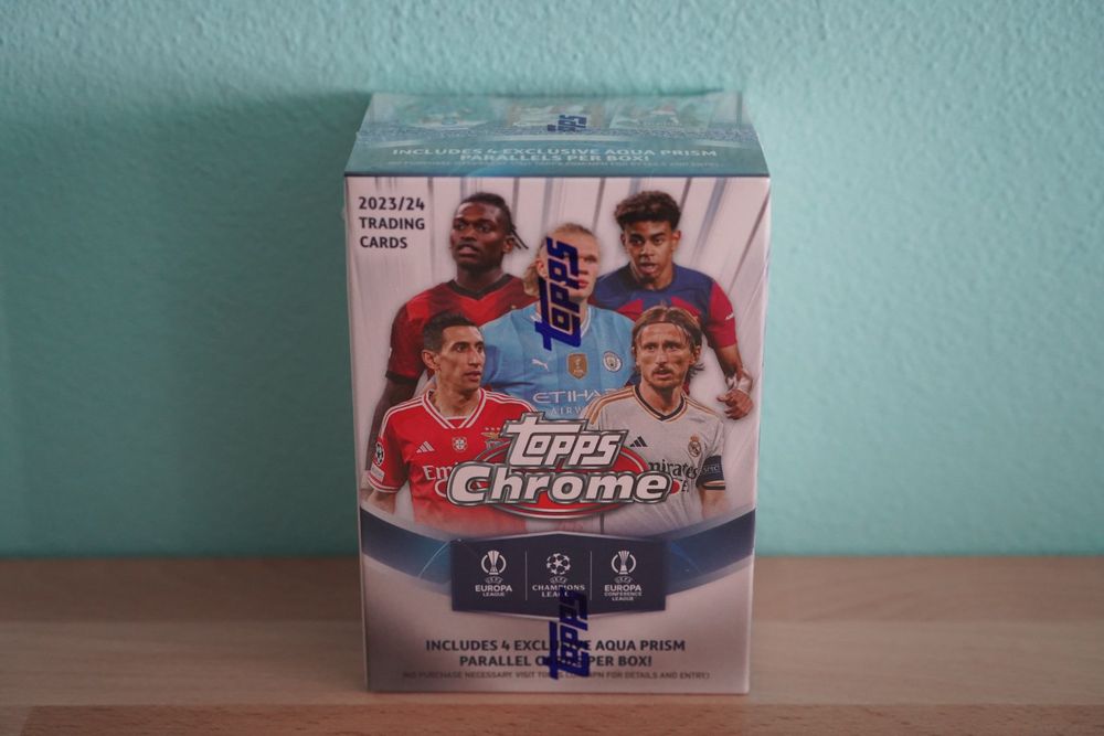 Topps Chrome 2023-2024 Uefa Ucc Blaster Box (Neu und originalverpackt ...