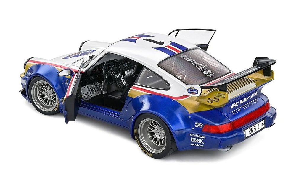 PORSCHE 911 (964) #1 RWB "Rothmans-Design" 2022 1:18 Solido (Neu und ...