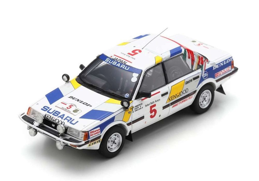 Subaru Leone 4WD RX #5 Kirkland "Rally Safari" 1986 (1:43) (Neu und ...