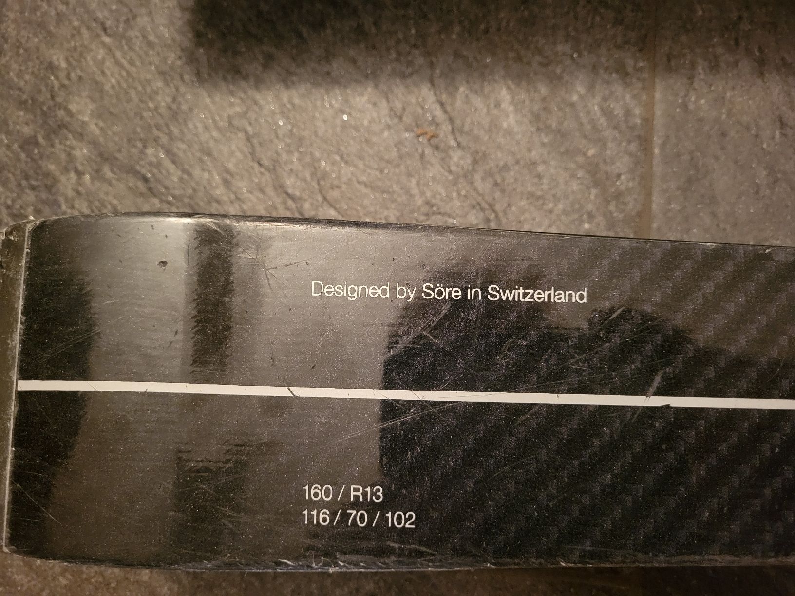 Custom Made Swiss Ski by Söre , Carbon ski (Gebraucht) in Oberglatt ZH ...