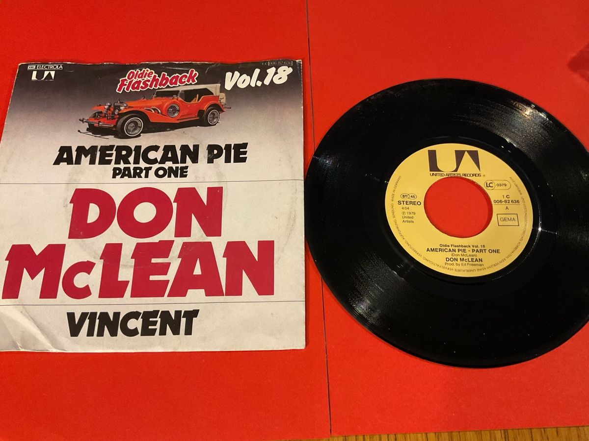 Don McLean - American Pie Part One - Seltene Single! (Gebraucht) in ...