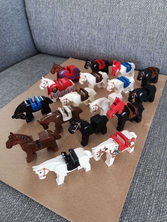 17 Lego Pferde aus den 80/90ern, Ritter | Acheter sur Ricardo