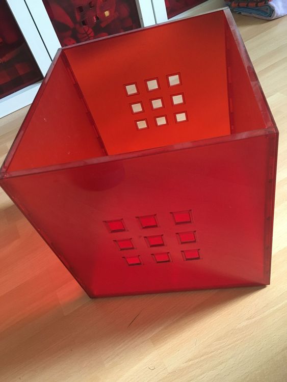 rote Box für Ikea Kallax Regal | Kaufen auf Ricardo