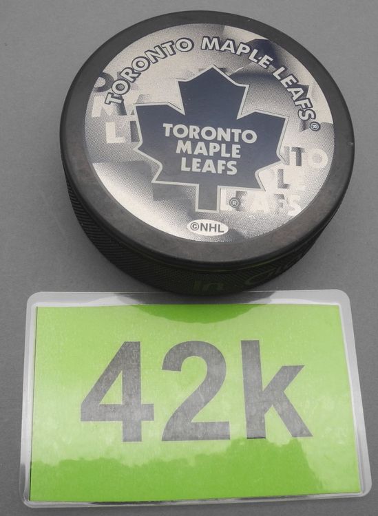 Eishockey Puck "Toronto Maple Leafs" Nr. 42k (Neu (gemäss Beschreibung ...