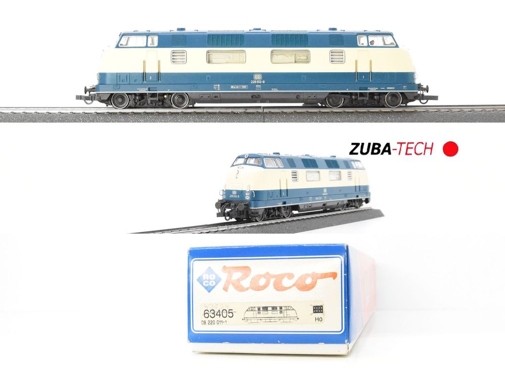 Roco 43524 Diesellok BR 220 DB H0 GS Analog mit OVP (Gebraucht) in St ...