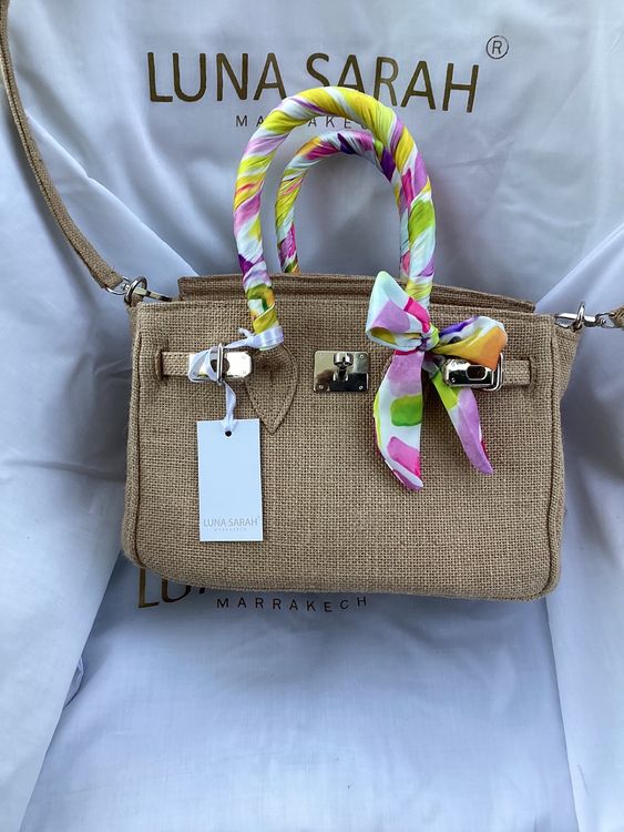 Luna Sarah, Marrakech, sac style B, en jute naturelle, | Kaufen auf Ricardo