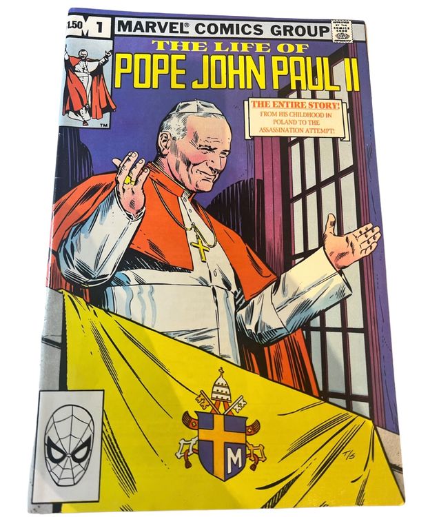 🔥COMICS MARVEL Life of Pope John Paul II (1st issue 1982) | Kaufen auf ...