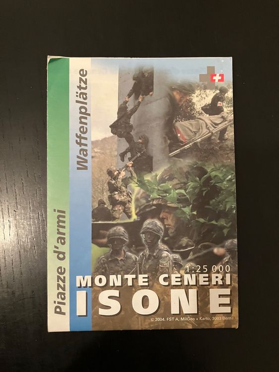 Cartina piazza d’armi Isone e monte ceneri | Kaufen auf Ricardo
