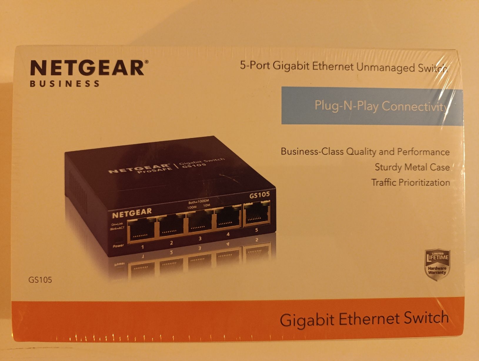 Neuwertiger Netgear GS105 Switch, 5 Port Gigabit Ethernet (Neu und ...