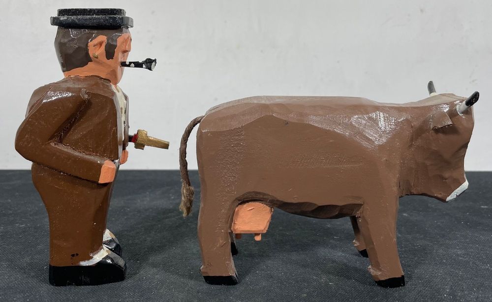 David Locher geschnitzte Appenzeller Skulpturen (Gebraucht) in Root für ...