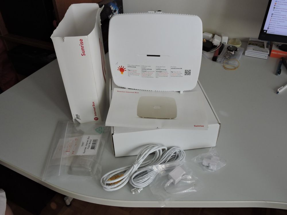 Sunrise Internet Box unbenutzt ohne Netzstecker | Kaufen auf Ricardo