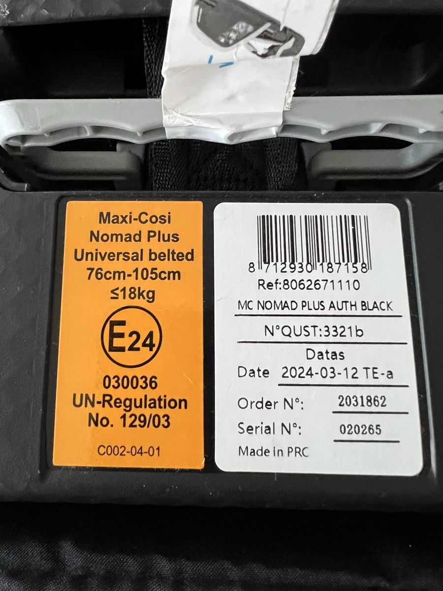 Maxi-Cosi Nomad Plus Autositz, Schwarz, Top Zustand! (Neu (gemäss ...