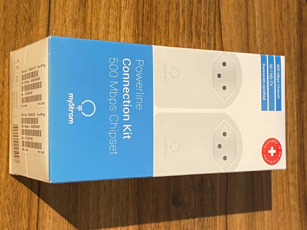 MyStrom Powerline Connection Kit 500 Mbps (Neu und originalverpackt) in ...