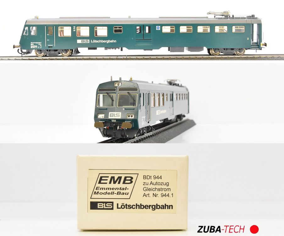 EMB 944.1 Steuerwagen BDt 944 der BLS H0 GS Messing mit OVP (Neu (gemäss Beschreibung)) in St ...