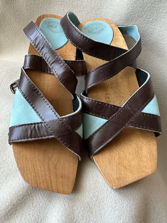 TOKUSHUU Schuhe aus Holz und Leder | Kaufen auf Ricardo