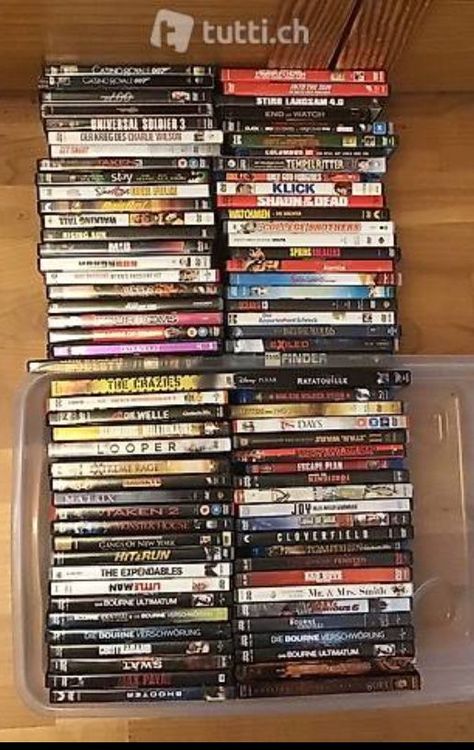 90 DVD und Blue Ray Filme für 40 .- | Kaufen auf Ricardo