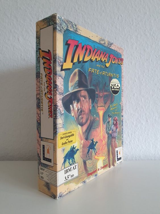 PC Indiana Jones and the Fate of Atlantis⁠ (1992) Big Box (Gebraucht ...